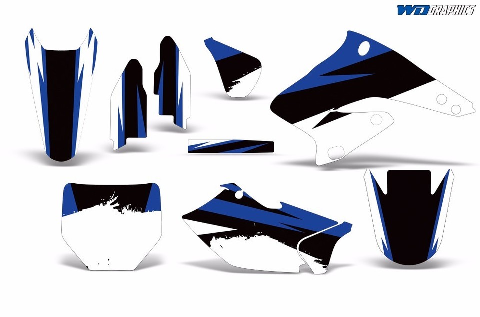 Decal Graphic Kit Suzuki RMZ 250 Dirt Bike Number Background Deco ...