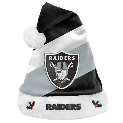 NFL Las Vegas Raiders Santa Claus Hat Christmas Football | eBay