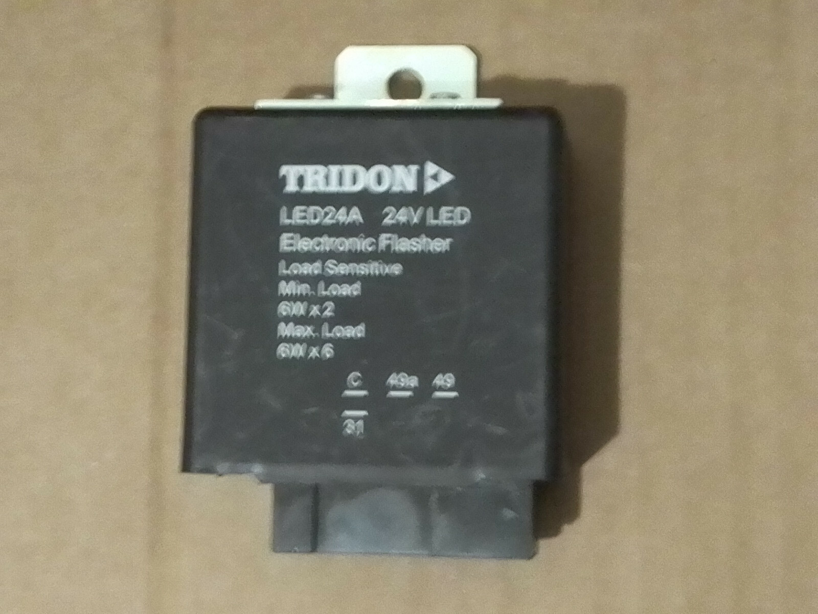 Tridon Electronic Flasher Unit Load Sensitive 6W x 2 6W x 6 24V LED ...