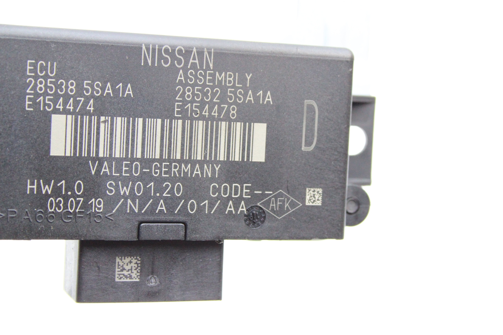NISSAN LEAF ZE1 Electric Sonar Control Module 28538-5SA1A 28532-5SA1A ...