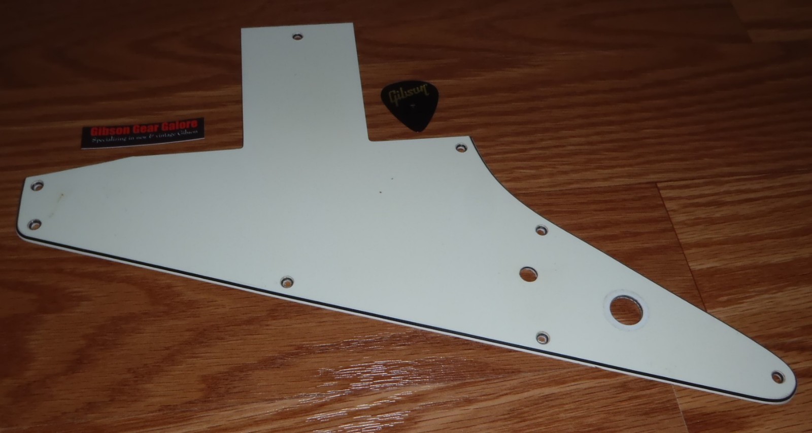 Epiphone Explorer Pickguard White 3 Ply Relic Guitar Parts Used Project ...