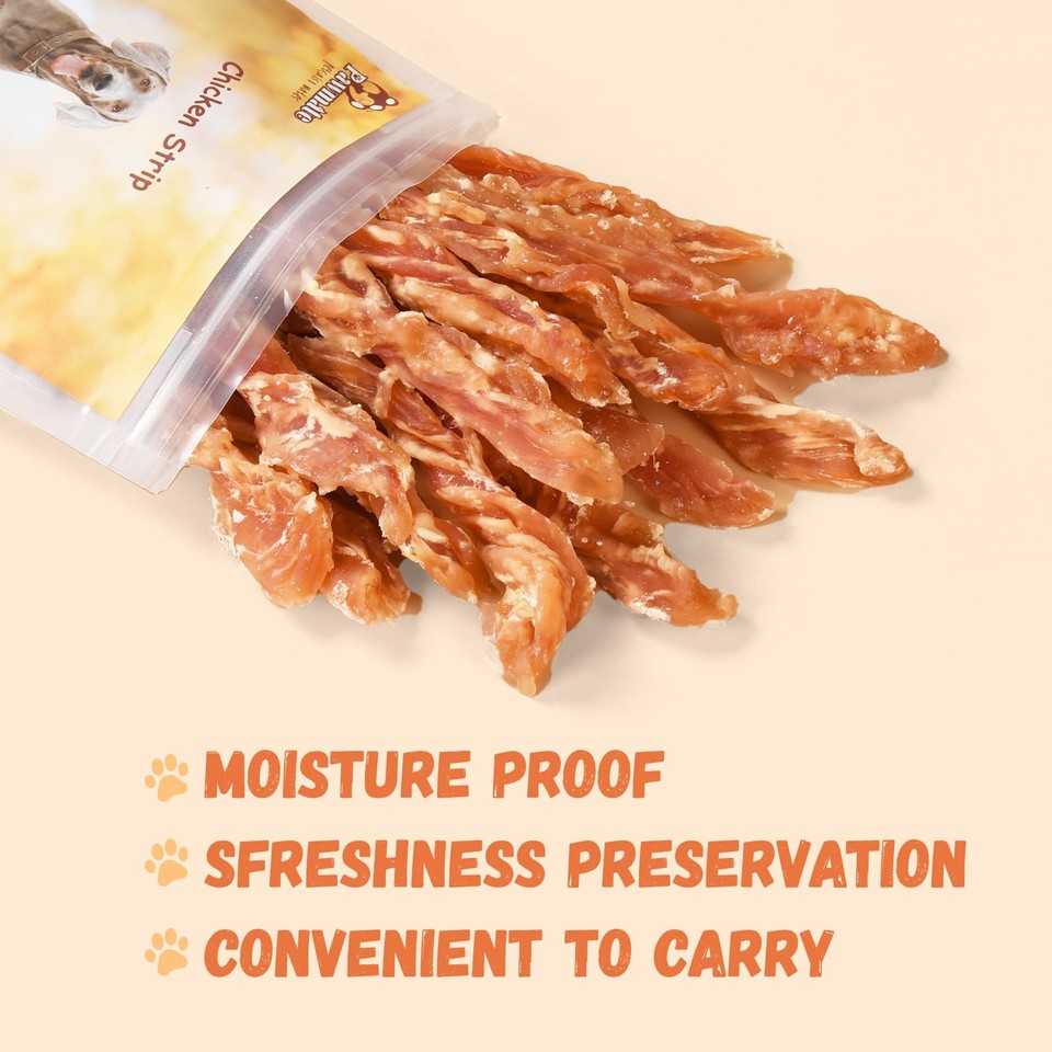 Dog Treats Chicken Jerky Strips for Dogs, Natural Healthy Dog Jekry ...