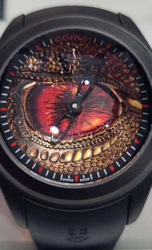 Corum Bubble 47mm Dragon Eye Limited 88 Swiss 25 Jewels Automatic Men's ...