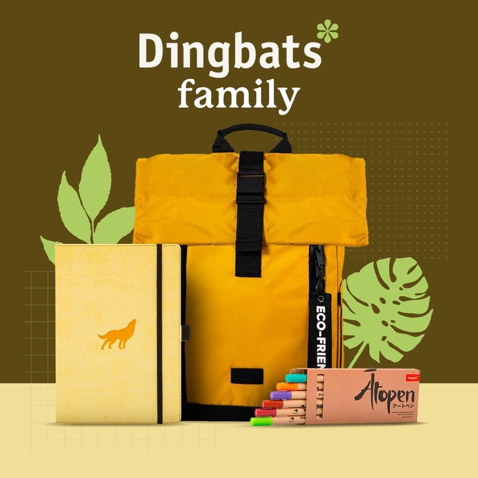 Dingbats* Wildlife Lined Journal A5 - Vegan Leather Hardcover, Ideal ...