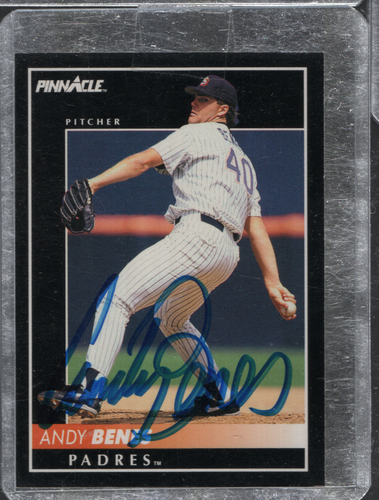 Andy Benes Padres Autographed 1992 Score #74 w/COA 011824NPCD197 | eBay