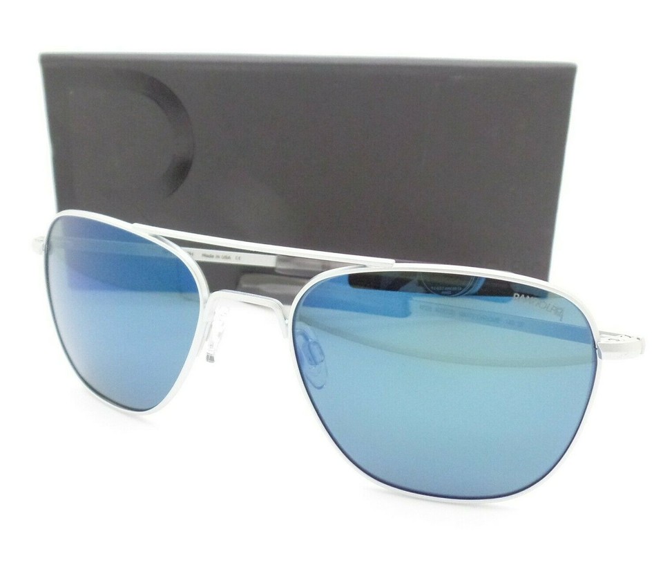 Randolph Engineering Aviator Matte Chrome Cobalt Polarized USA New ...