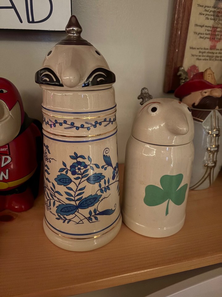 Vintage Shultz and Dooley Pottery Beer Steins - Webco - Made in Germany ...