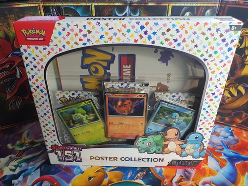 Pokemon 151 Scarlet And Violet Poster Collection Box SEALED BRAND NEW ...