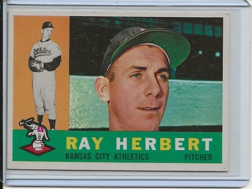 1960 Topps - Ray Herbert #252 for sale online | eBay