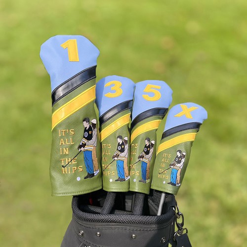 Funny Design Golf Club Headcover Driver Fairway Wood Hybrid Golf Club ...