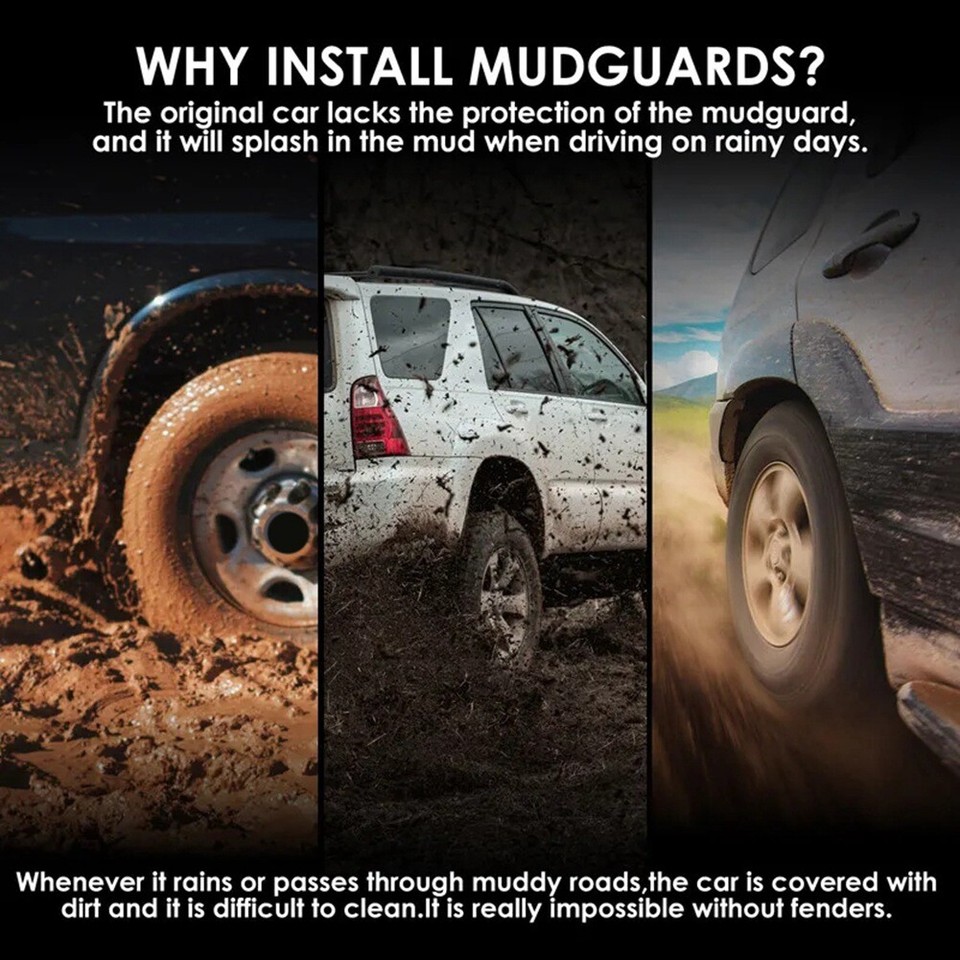 4PCS Car Mudguard Mud Flaps Splash Mud Guard for 8 2020-2023 Car8084 ...