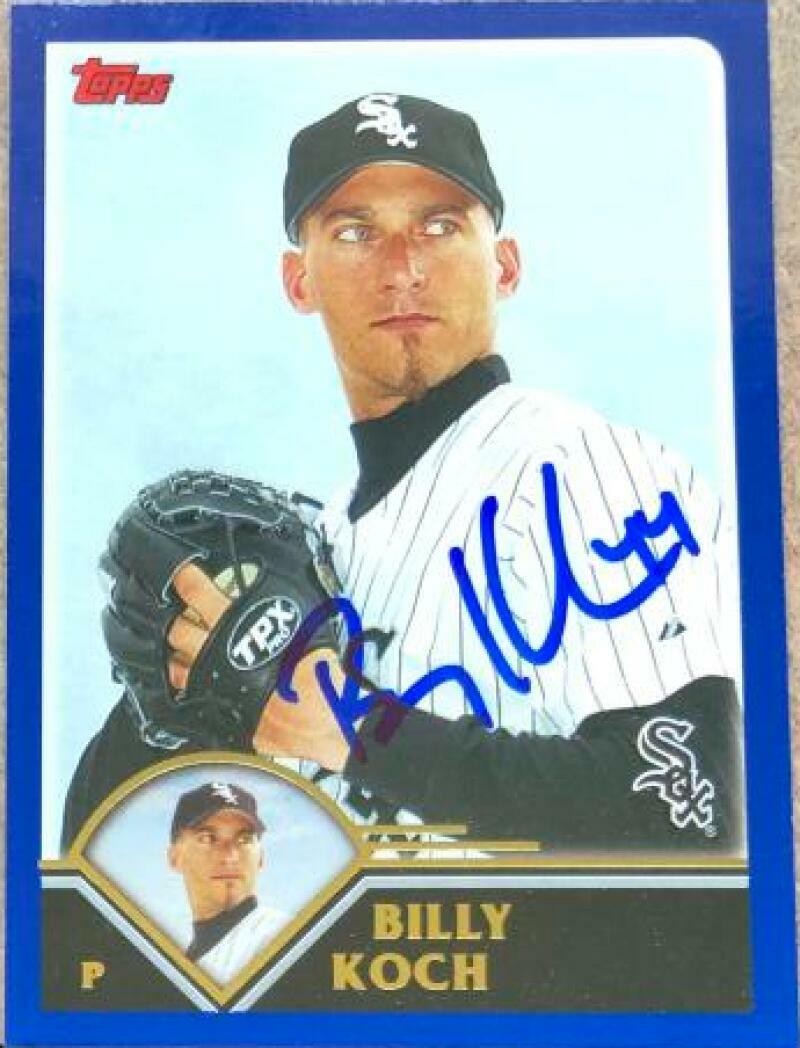 Billy Koch Autographed 2003 Topps #549 | eBay