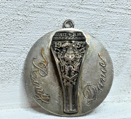 1957 US Annapolis Naval Academy Sterling Silver Dance Ring for Charm or ...