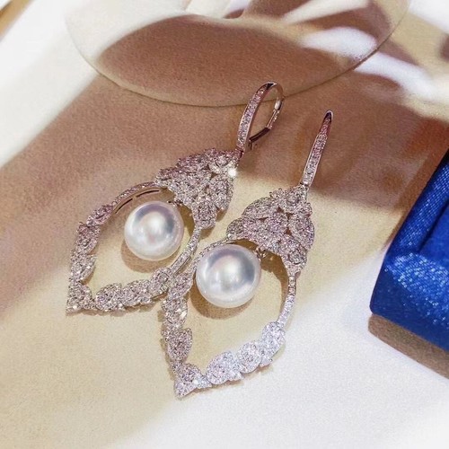 CHARMING 10-11MM SOUTH SEA ROUND WHITE PEARL EARRING 925S(MJ) | eBay