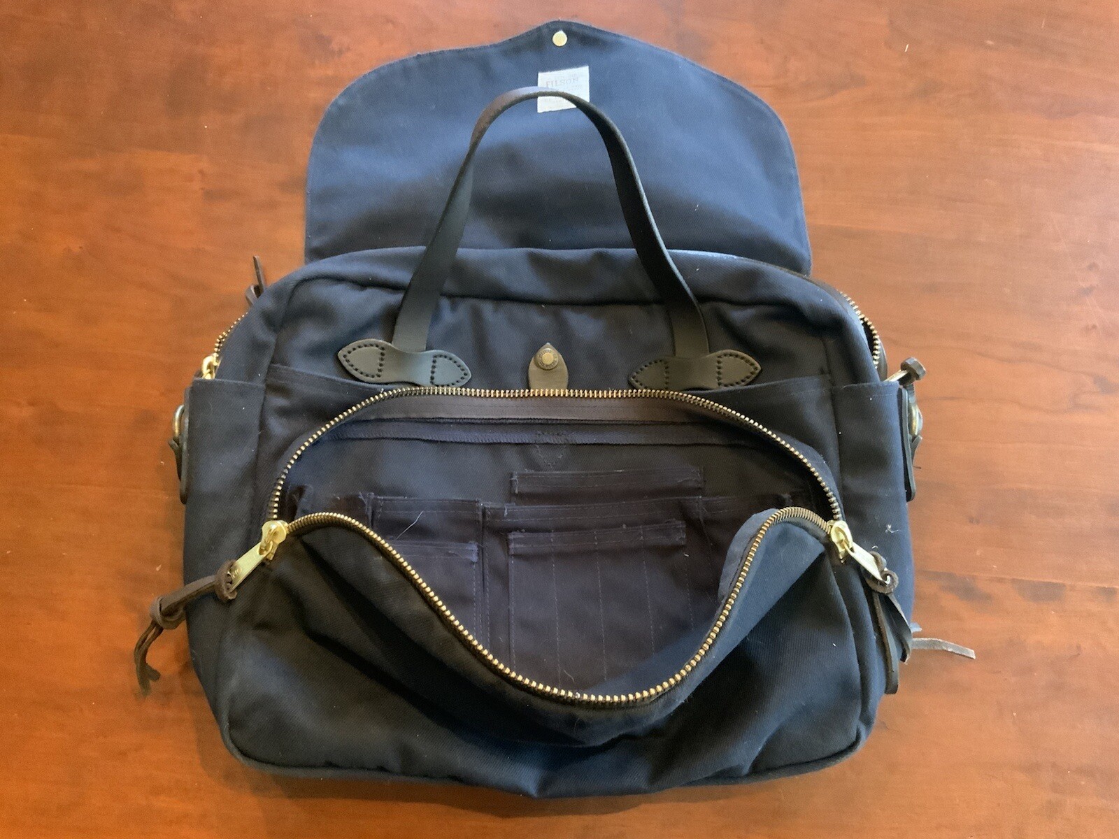 Vintage Filson Rugged Twill Briefcase - Gem