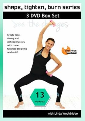 Barlates Shape, Tighten, Burn 13 Workouts on 3 DVDs Linda Wooldridge ...
