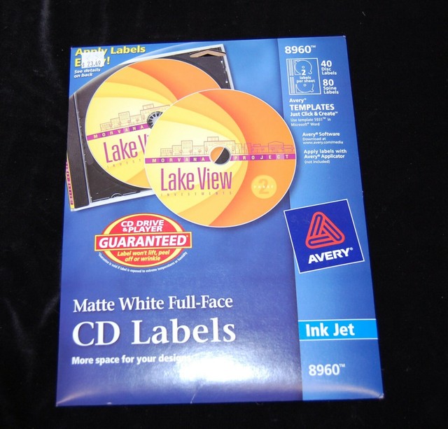 Avery Dennison 8960 CD Label For Sale Online EBay Avery Dennison 8960 CD Label For Sale Online EBay