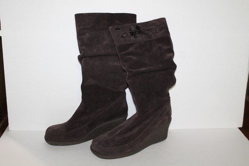 Skechers Soho Lab Knee Boots, #30630, Brown, Leather, Women's US Size 8 ...