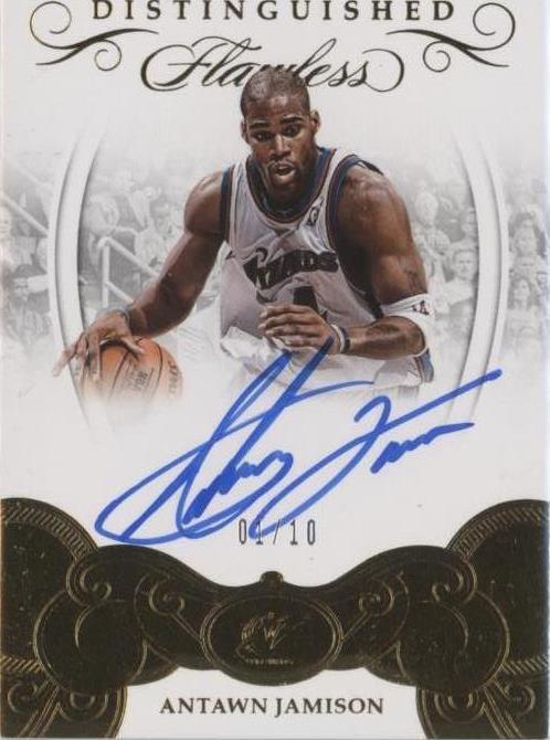 2017-18 Panini Flawless - Distinguished Autographs Antawn Jamison #DA ...
