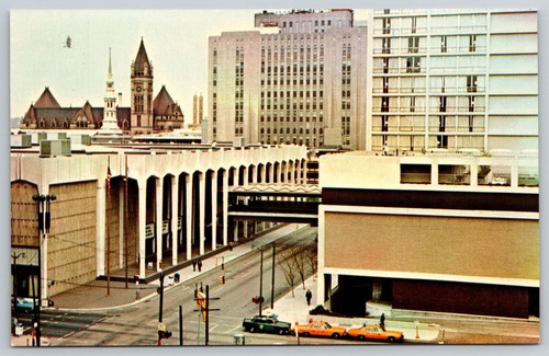 Postcard The Cincinnati Convention Center Old Taxi Cabs Cincinnati, OH ...