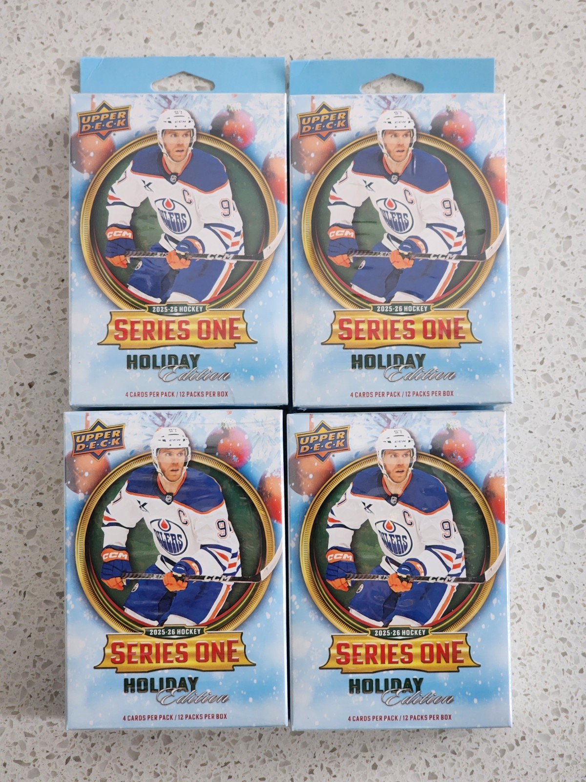2025-26 NHL UPPER DECK SERIES ONE 1 Hockey Sealed Hanger Box Holiday ...