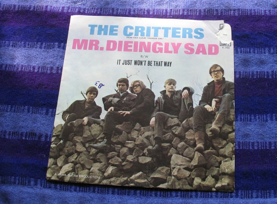 THE CRITTERS - MR. DIEINGLY SAD -KAPP 769 45 PICTURE SLEEVE ONLY | eBay