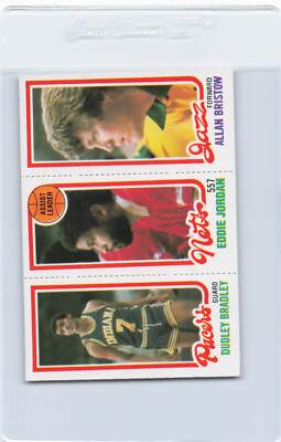 1980/81 Topps #116 Bradley/155 Jordan/239 Bristow NM *DA-B4171 | eBay