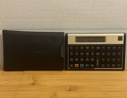 HP 12C Financial Calculator w Original Case | eBay