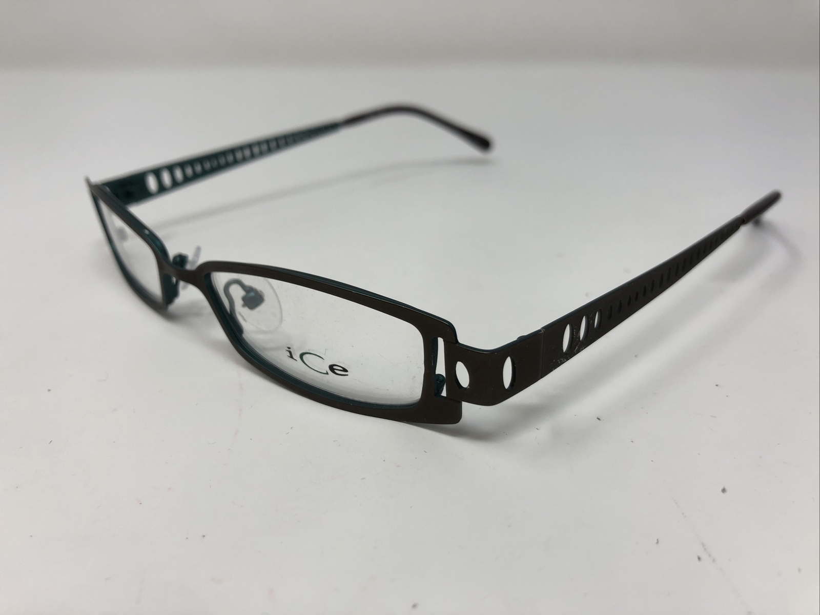 Ice Eyeglasses Frames 4005 Brown Green 48-16-135 Full Rim K45 | eBay