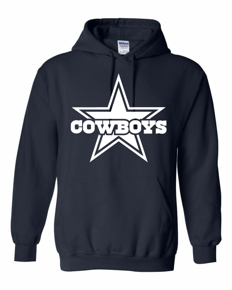 Dallas Cowboys Star Hoodie All Colors + Design Colors Sizes S-5XL Free ...