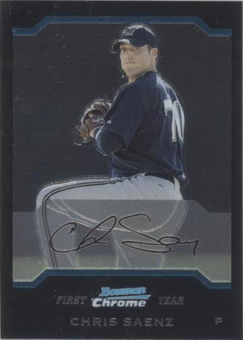 2004 Bowman Chrome - First Year Chris Saenz #254 (RC) for sale online ...