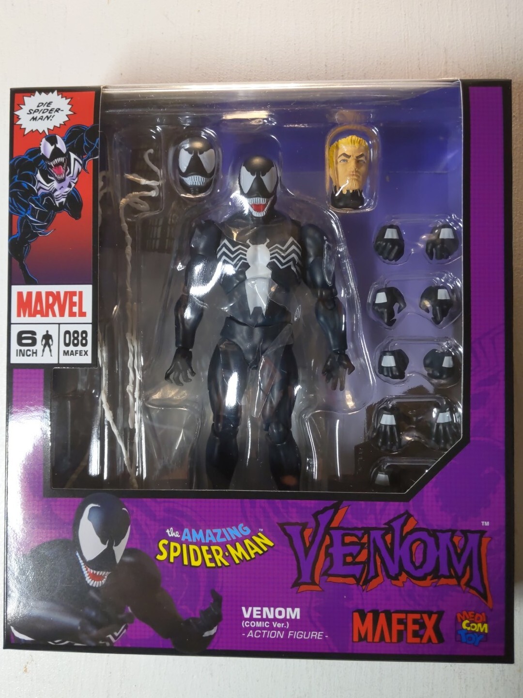 MAFEX No.088 Venom Comic Version Reissue Medicom Toy Action Figure New ...