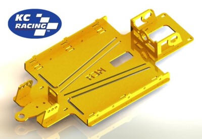 1/24 Slot Car KC Racing Lucky-7 Hardbody Brass Chassis Kit for 2024 | eBay