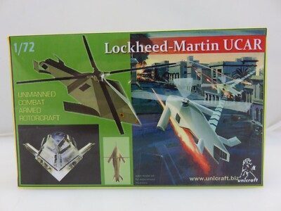 Unicraft LOCKHEED MARTIN UCAR Unmanned Aircraft 1/72 Scale RESIN Model ...