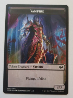 1x Vampire Token (007/021) Crimson Vow MTG Magic the Gathering NM | eBay