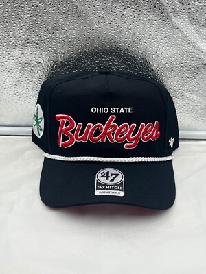 Ohio State Buckeyes NCAA '47 Brand Black Hitch Script Adjustable ...