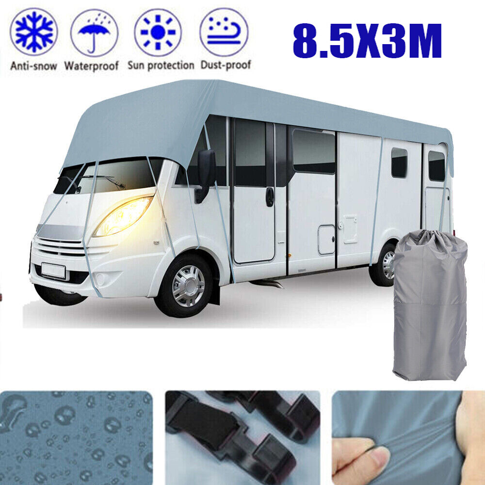 1x 210D Caravan Motorhome Roof Protective Cover Protection Wateproof ...