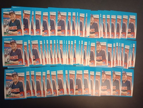 Bulk lot 700 ct (12 Different Cards) of Carlton Fisk Cards White Sox | eBay