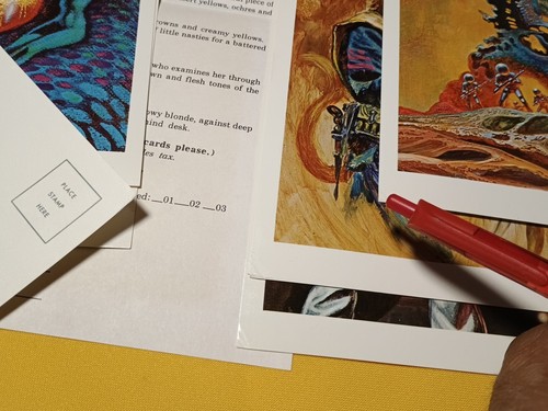 Vintage 1974 FRANK KELLY FREAS: SIGNED x 8 SET / PORTFOLIO of 8 GIANT ...