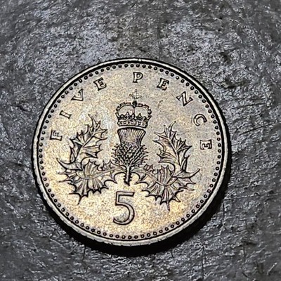 UNITED KINGDOM 🇬🇧 FIVE (5) PENCE COIN 1990 (QUEEN ELIZABETH II) | eBay