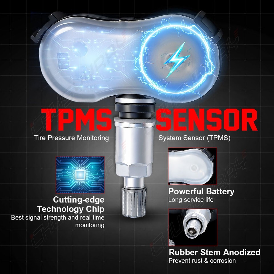 4pcs 42753-SNA-A83 TPMS Tire Pressure Sensors For Honda CR-Z Civic ...