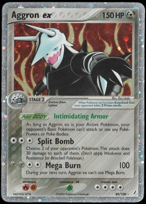 Aggron ex 89/100 Pokemon TCG Crystal Guardians Holo Ultra Rare | eBay