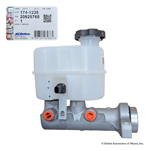 AC Delco 20925765 Master Cylinder 14-20 Cadillac Chevrolet GMC 4.3 5.3 ...