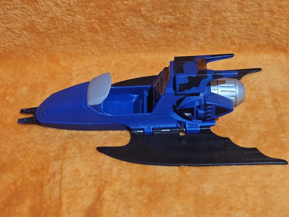 Rare 2000 Blue Knight Camo Batmobile w/ Bat Jet & Batman Figure ...