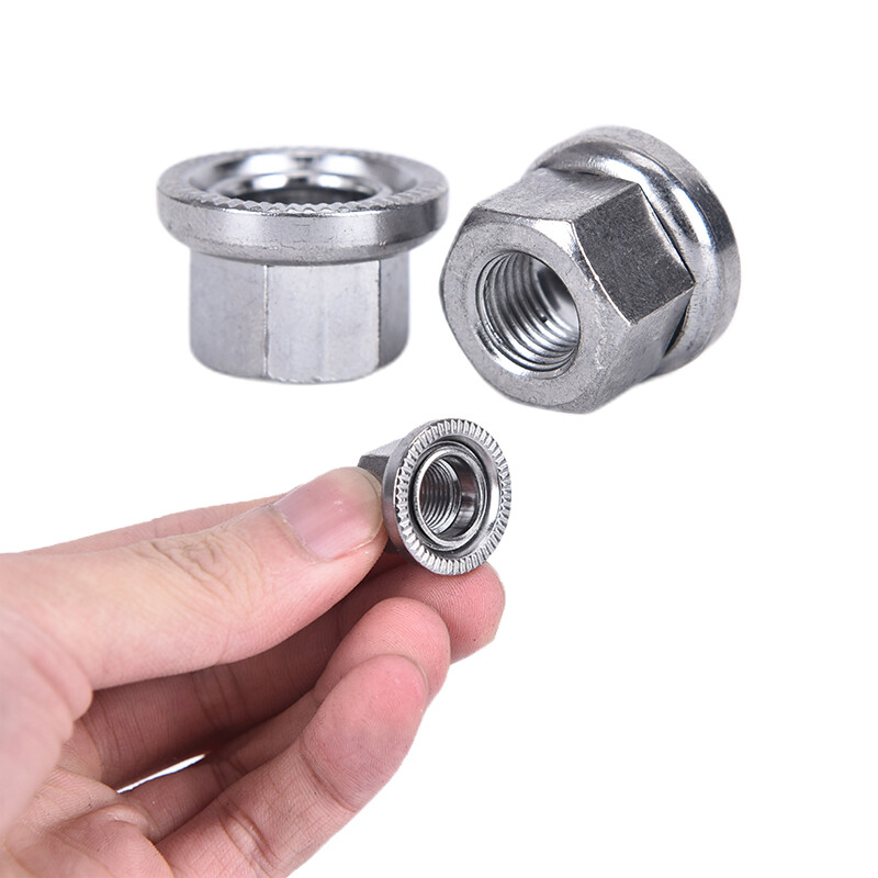 Bicycle Hub Nuts Front Rear Drum Hub Axle Fastening Nut With Anti-skid ...