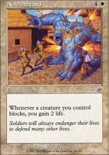 MTG magic cards 2x Noble Stand Nemesis Light Play, English | eBay