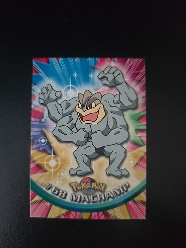 Machamp #68 - BLUE LOGO - NON-HOLO - Series 1 - TOPPS POKEMON CARD - NM ...