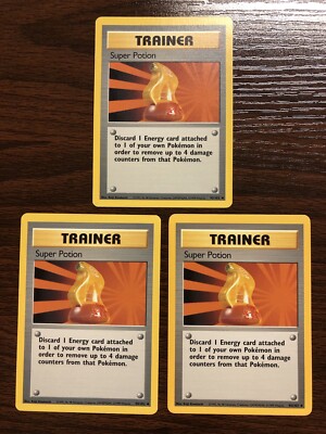 Pokemon TCG "Super Potion" - Base Set (90/102) (3 Cards) | eBay
