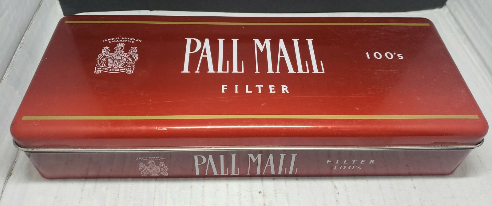 Vintage Pall Mall Tin Box Empty - Red | eBay
