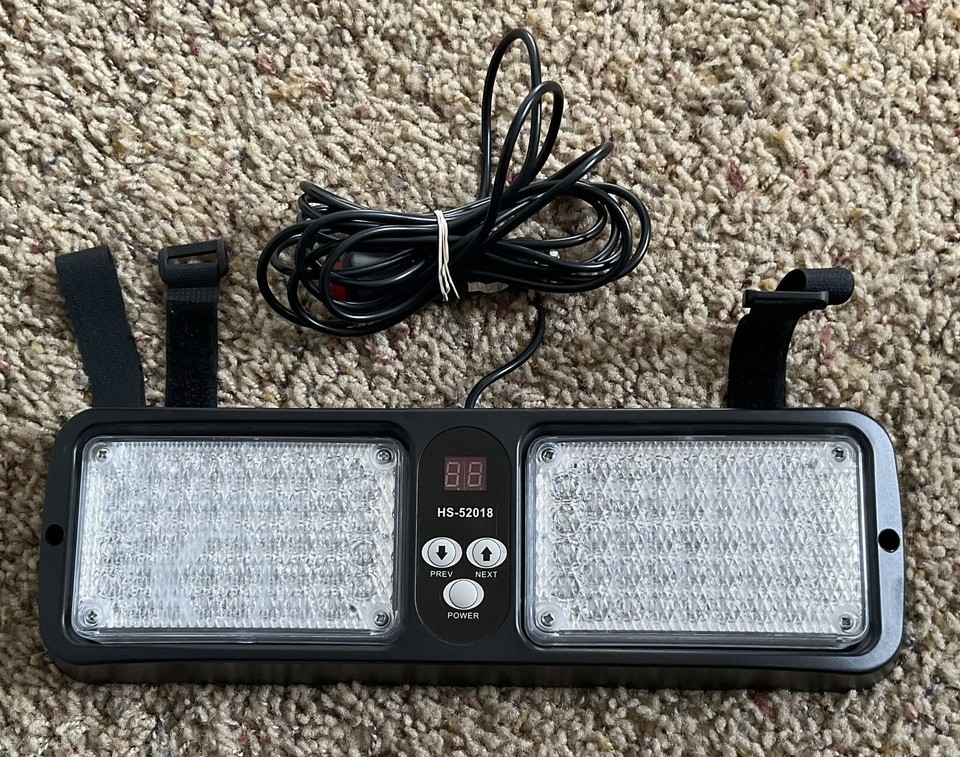HS-52018 86 LED Strobe Light Bar Ultra Bright Flashing For Emergency ...